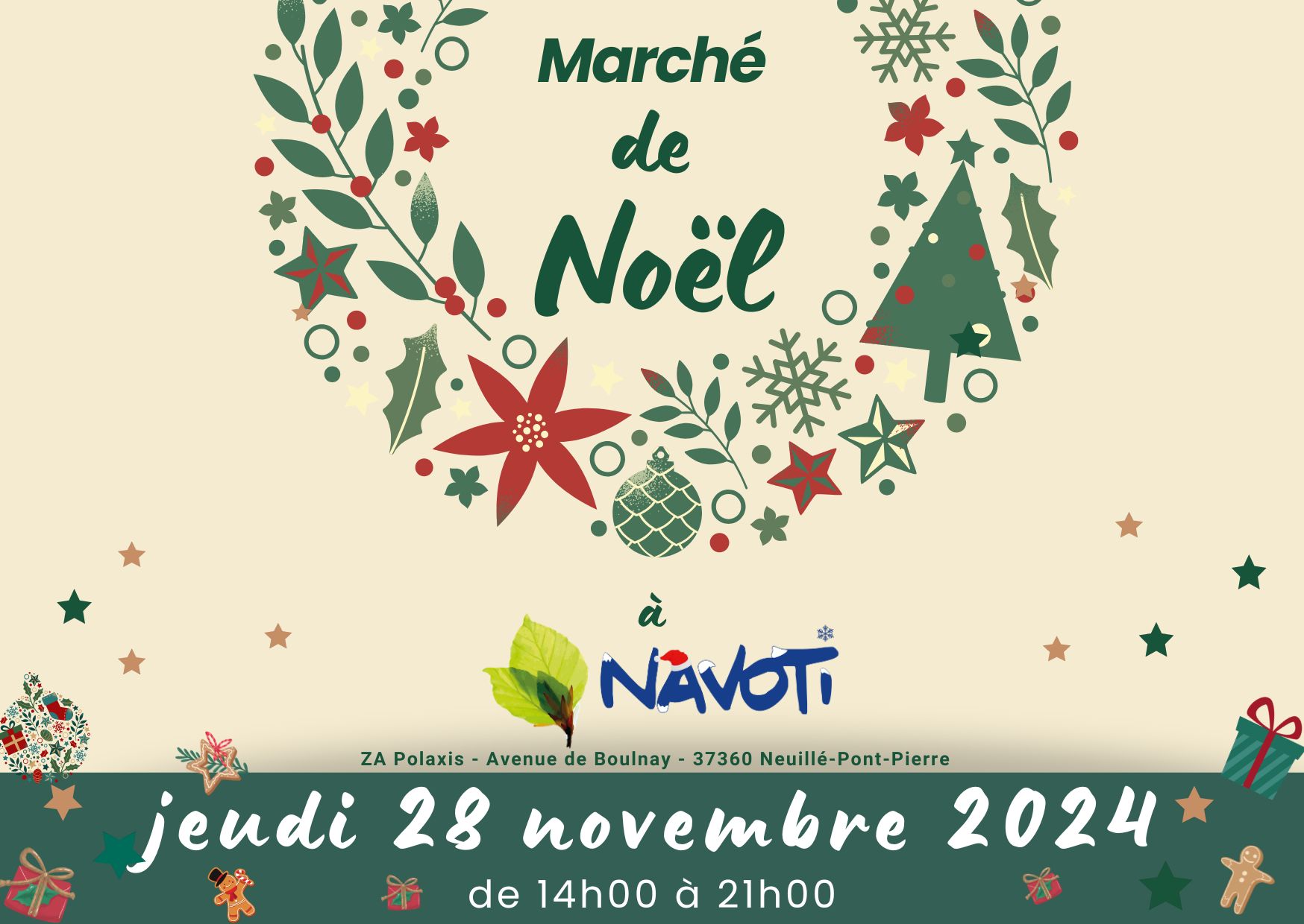 Marché de Noël à Navoti le 28 novembre 2024 - Navoti.com